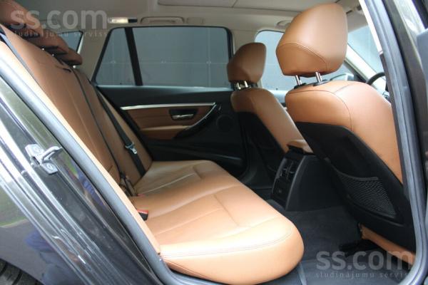 Brown BMW 320 2015 in Riga, with an engine capacity of 2.00 L and mileage of 245 thousand km for 13200 €, photo 8 on AUTOMOTO.COM.LV