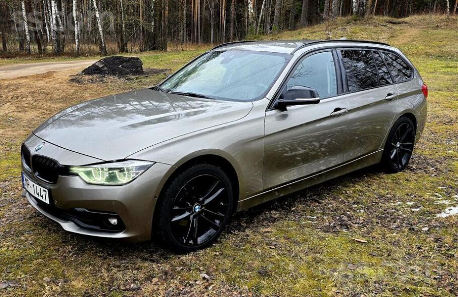 Brown BMW 320 2015 in Riga, with an engine capacity of 2.00 L and mileage of 307 thousand km for 13300 €, photo 1 on AUTOMOTO.COM.LV