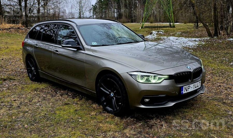Brown BMW 320 2015 in Riga, with an engine capacity of 2.00 L and mileage of 307 thousand km for 13300 €, photo 2 on AUTOMOTO.COM.LV