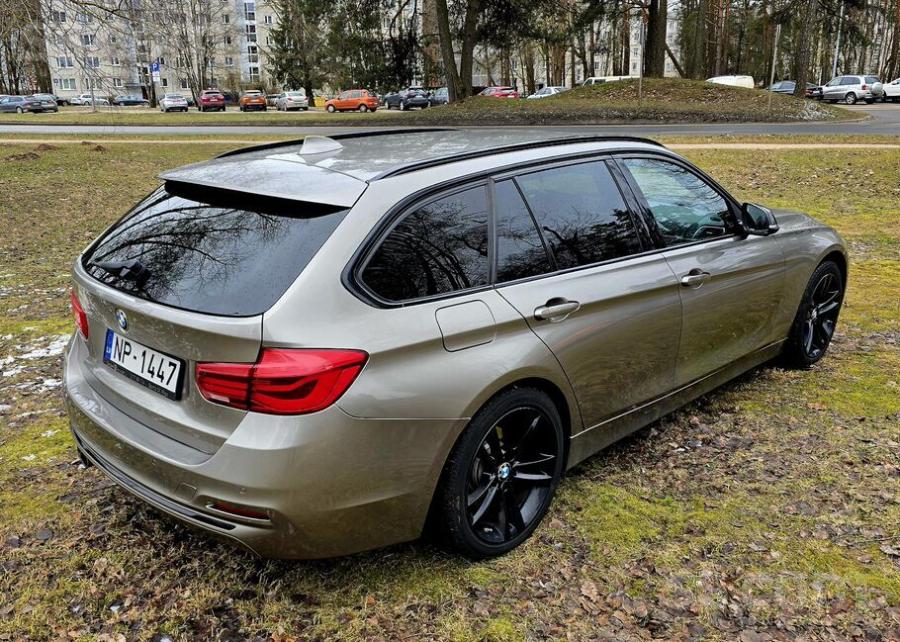 Brown BMW 320 2015 in Riga, with an engine capacity of 2.00 L and mileage of 307 thousand km for 13300 €, photo 3 on AUTOMOTO.COM.LV