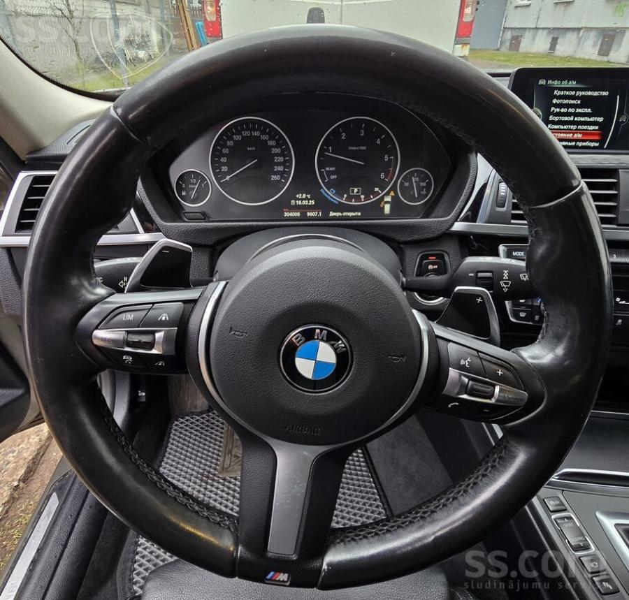 Brown BMW 320 2015 in Riga, with an engine capacity of 2.00 L and mileage of 307 thousand km for 13300 €, photo 12 on AUTOMOTO.COM.LV