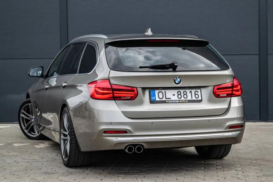 Brown BMW 320 2015 in Tukums, with an engine capacity of 2.00 L and mileage of 280 thousand km for 11080 €, photo 7 on AUTOMOTO.COM.LV