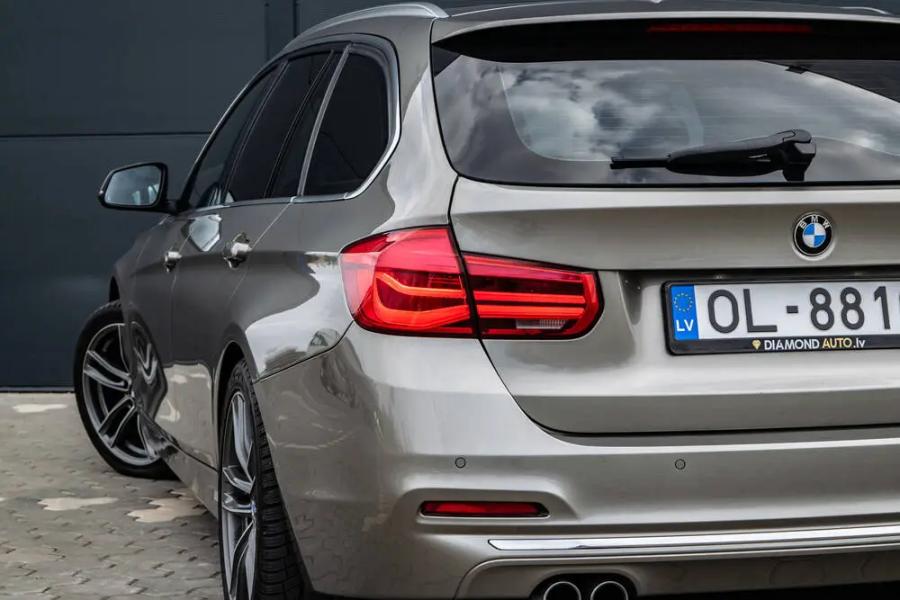 Brown BMW 320 2015 in Tukums, with an engine capacity of 2.00 L and mileage of 280 thousand km for 11080 €, photo 14 on AUTOMOTO.COM.LV