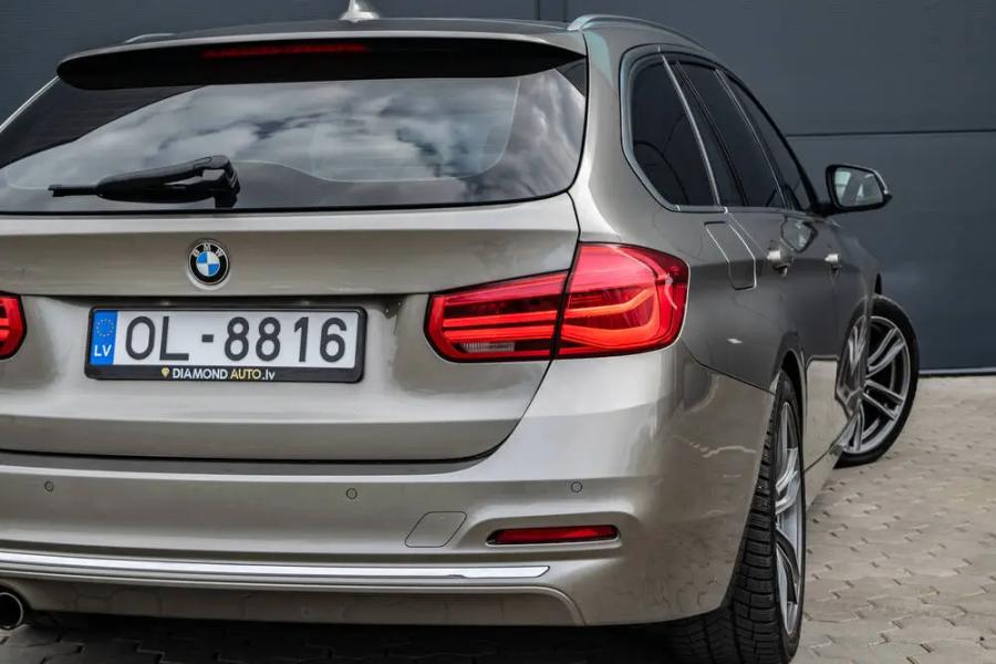 Brown BMW 320 2015 in Tukums, with an engine capacity of 2.00 L and mileage of 280 thousand km for 11080 €, photo 15 on AUTOMOTO.COM.LV