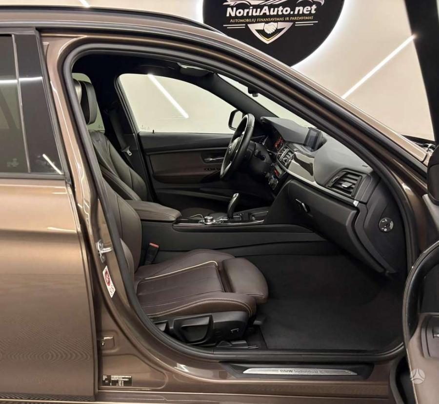 Brown BMW 320 2015 in Marijampole, with an engine capacity of 2.00 L and mileage of 317 thousand km for 9400 €, photo 4 on AUTOMOTO.COM.LV