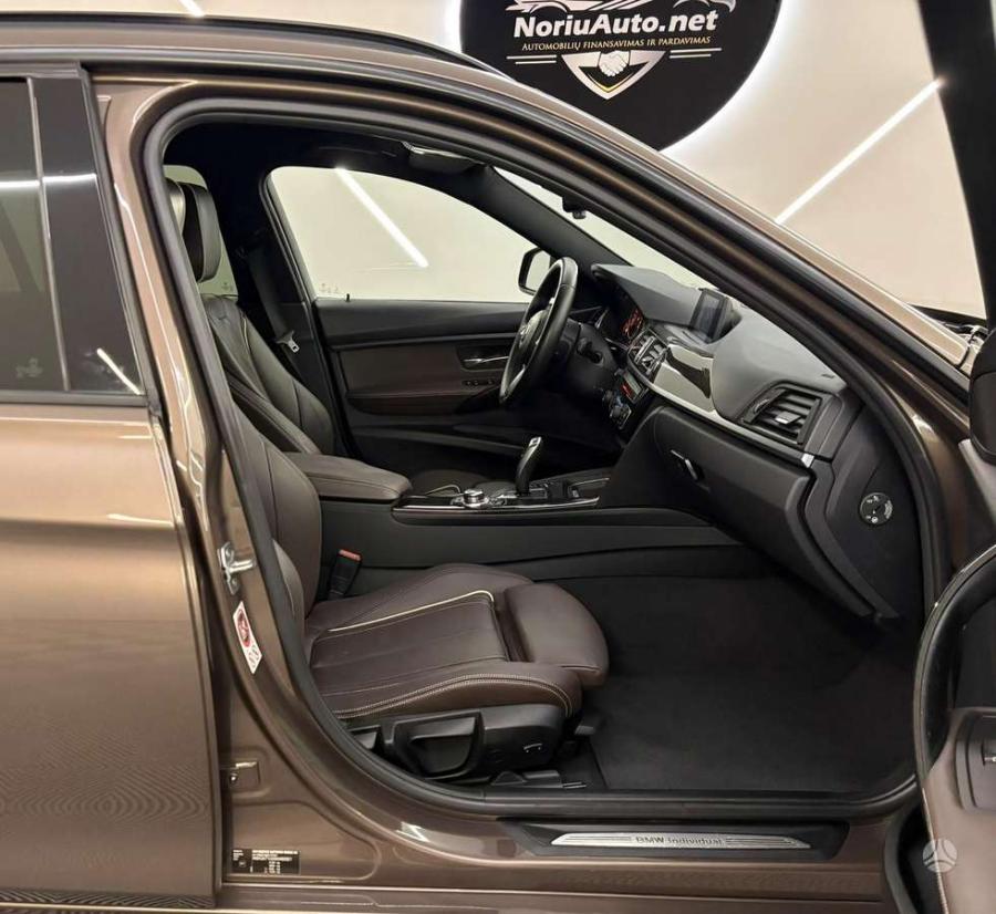 Brown BMW 320 2015 in Marijampole, with an engine capacity of 2.00 L and mileage of 317 thousand km for 8999 €, photo 15 on AUTOMOTO.COM.LV
