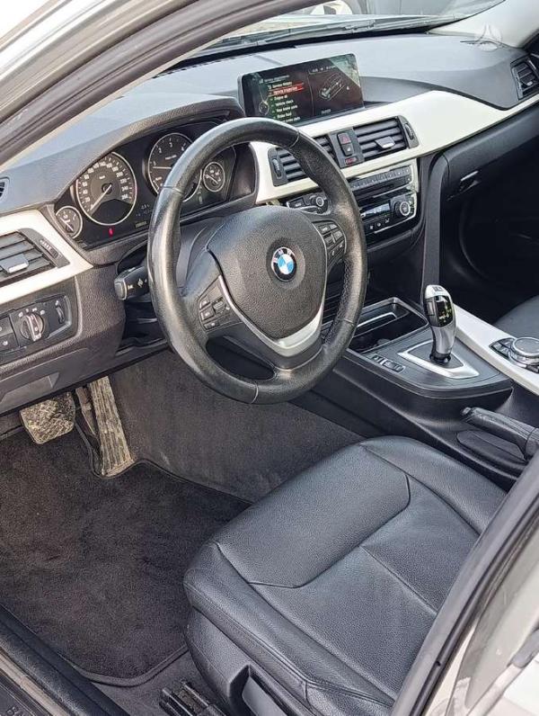 Brown BMW 320 2016 in Vilnius, with an engine capacity of 2.00 L and mileage of 268 thousand km for 9700 €, photo 6 on AUTOMOTO.COM.LV
