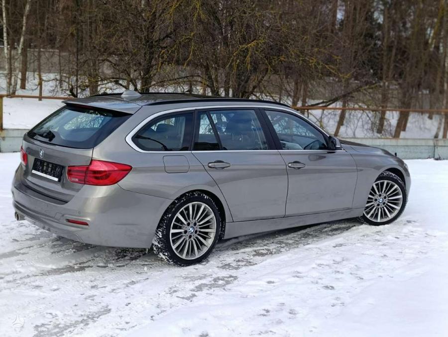 Brown BMW 320 2016 in Vilnius, with an engine capacity of 2.00 L and mileage of 268 thousand km for 9700 €, photo 14 on AUTOMOTO.COM.LV