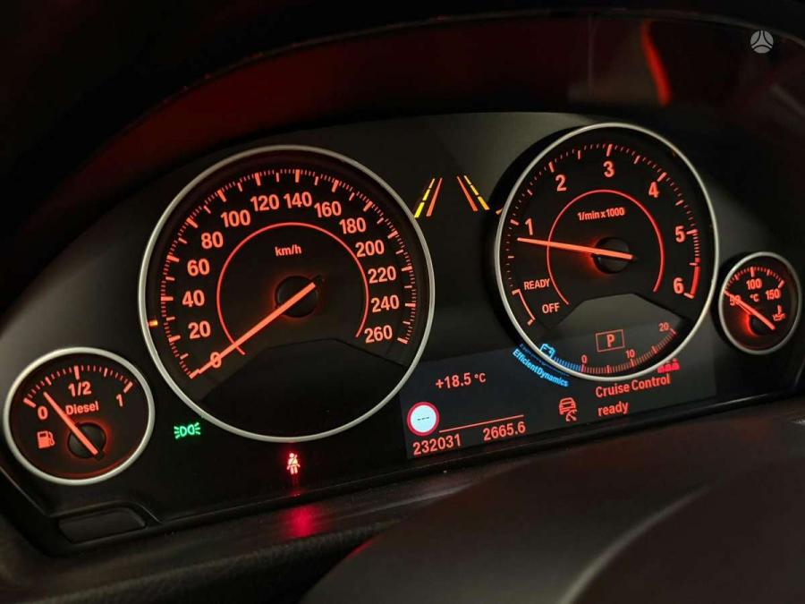 Brown BMW 320 2016 in Marijampole, with an engine capacity of 2.00 L and mileage of 232 thousand km for 13450 €, photo 20 on AUTOMOTO.COM.LV