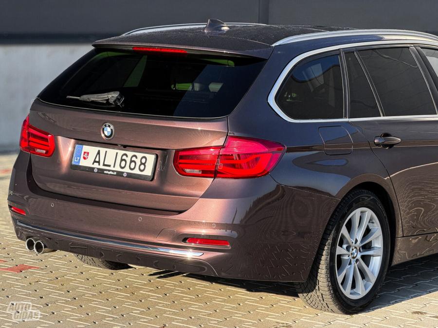 Brown BMW 320 2016 in Siauliai, with an engine capacity of 2.00 L and mileage of 203 thousand km for 12850 €, photo 10 on AUTOMOTO.COM.LV