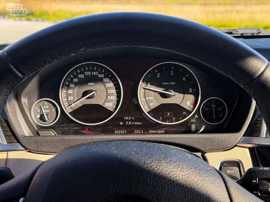 Brown BMW 320 2016 in Siauliai, with an engine capacity of 2.00 L and mileage of 203 thousand km for 12850 €, photo 24 on AUTOMOTO.COM.LV