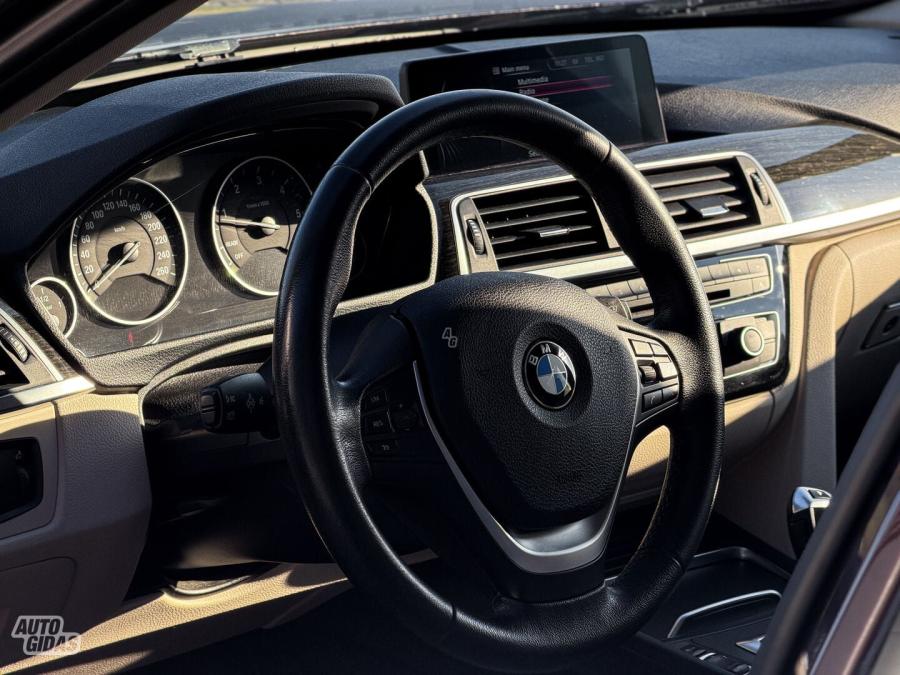 Brown BMW 320 2016 in Siauliai, with an engine capacity of 2.00 L and mileage of 203 thousand km for 12850 €, photo 35 on AUTOMOTO.COM.LV