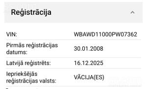 BMW 320 2008 Rīga, ar dzinēja tilpumu 2.00 L un nobraukumu 0 tūkst. km par 1234 €, foto 28 vietnē AUTOMOTO.COM.LV