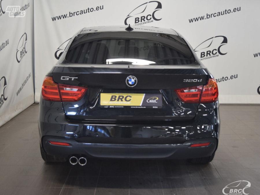 Black BMW 320 Gran Turismo 2015 in Riga, with an engine capacity of 2.00 L and mileage of 188 thousand km for 12900 €, photo 22 on AUTOMOTO.COM.LV