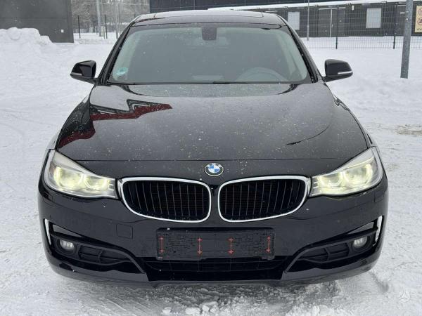 Black BMW 320 Gran Turismo 2013 in Vilnius, with an engine capacity of 2.00 L and mileage of 304 thousand km for 7950 €, photo 2 on AUTOMOTO.COM.LV