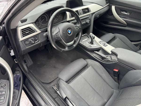 Black BMW 320 Gran Turismo 2013 in Vilnius, with an engine capacity of 2.00 L and mileage of 304 thousand km for 7950 €, photo 9 on AUTOMOTO.COM.LV