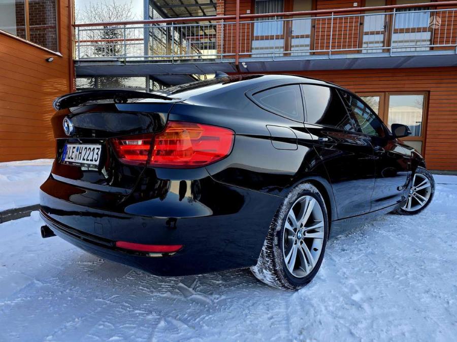 Black BMW 320 Gran Turismo 2013 in Marijampole, with an engine capacity of 2.00 L and mileage of 320 thousand km for 9500 €, photo 6 on AUTOMOTO.COM.LV
