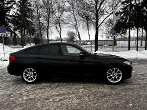 Black BMW 320 Gran Turismo 2013 in Vilnius, with an engine capacity of 2.00 L and mileage of 293 thousand km for 9800 €, photo 5 on AUTOMOTO.COM.LV