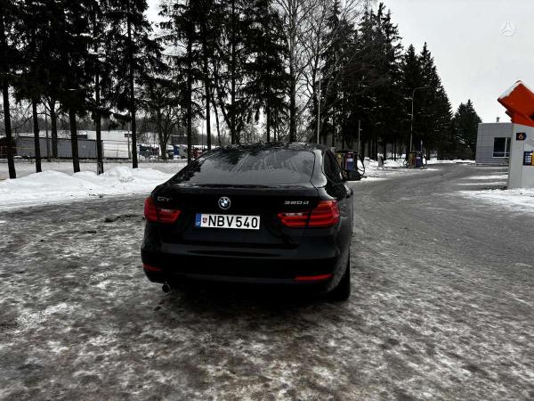 Black BMW 320 Gran Turismo 2013 in Vilnius, with an engine capacity of 2.00 L and mileage of 293 thousand km for 9800 €, photo 9 on AUTOMOTO.COM.LV