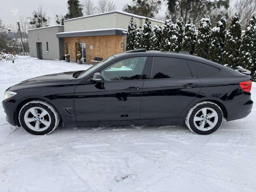 Black BMW 320 Gran Turismo 2013 in Prienai, with an engine capacity of 2.00 L and mileage of 304 thousand km for 8600 €, photo 9 on AUTOMOTO.COM.LV