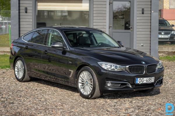 Black BMW 320 Gran Turismo 2013 in Liepaja, with an engine capacity of 2.00 L and mileage of 243 thousand km for 12750 €, photo 1 on AUTOMOTO.COM.LV
