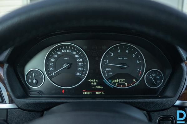 Black BMW 320 Gran Turismo 2013 in Liepaja, with an engine capacity of 2.00 L and mileage of 243 thousand km for 12750 €, photo 8 on AUTOMOTO.COM.LV
