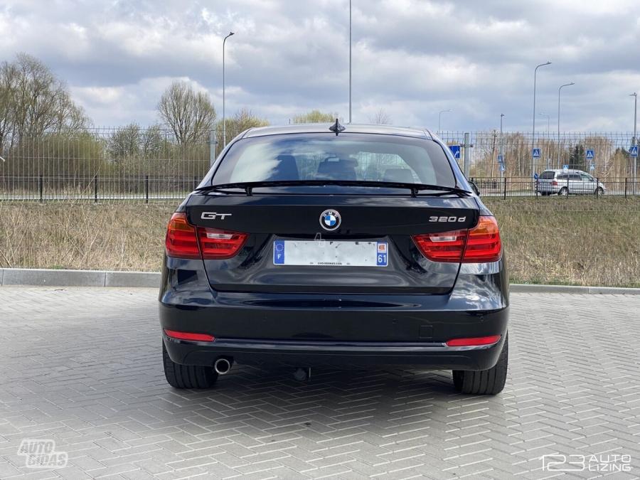 Black BMW 320 Gran Turismo 2013 in Taurage, with an engine capacity of 2.00 L and mileage of 261 thousand km for 9900 €, photo 8 on AUTOMOTO.COM.LV