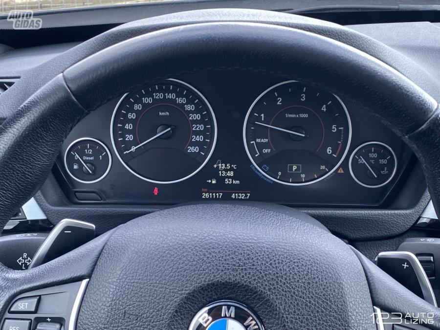 Black BMW 320 Gran Turismo 2013 in Taurage, with an engine capacity of 2.00 L and mileage of 261 thousand km for 9900 €, photo 16 on AUTOMOTO.COM.LV