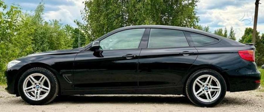 Melns BMW 320 Gran Turismo 2013 Šauļi, ar dzinēja tilpumu 2.00 L un nobraukumu 265 tūkst. km par 12200 €, foto 14 vietnē AUTOMOTO.COM.LV