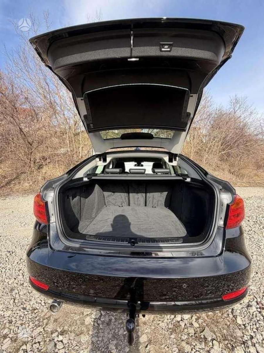 Melns BMW 320 Gran Turismo 2013 Šauļi, ar dzinēja tilpumu 2.00 L un nobraukumu 265 tūkst. km par 12200 €, foto 33 vietnē AUTOMOTO.COM.LV