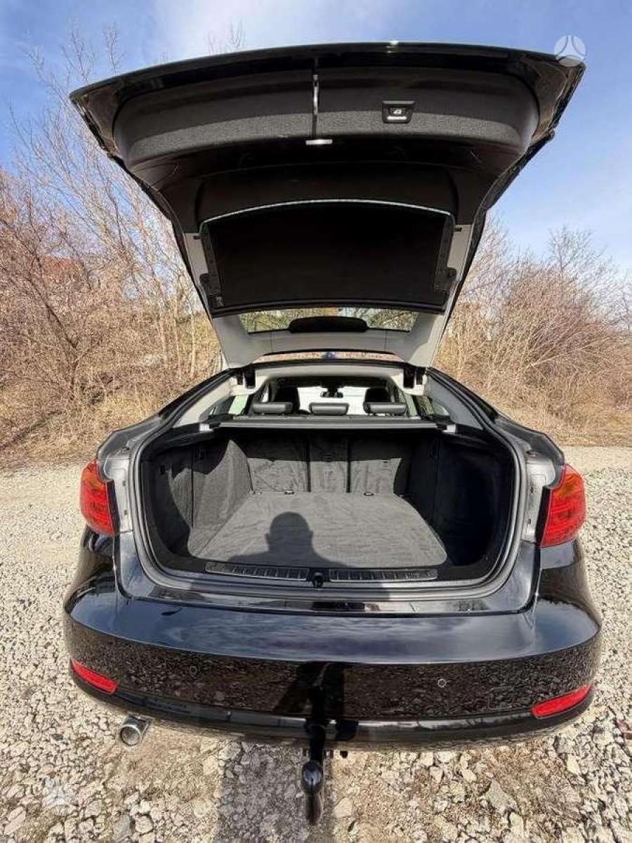 Melns BMW 320 Gran Turismo 2013 Šauļi, ar dzinēja tilpumu 2.00 L un nobraukumu 265 tūkst. km par 12200 €, foto 33 vietnē AUTOMOTO.COM.LV