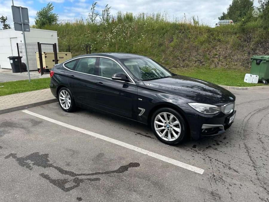 Melns BMW 320 Gran Turismo 2014 Viļņa, ar dzinēja tilpumu 2.00 L un nobraukumu 249 tūkst. km par 8650 €, foto 3 vietnē AUTOMOTO.COM.LV