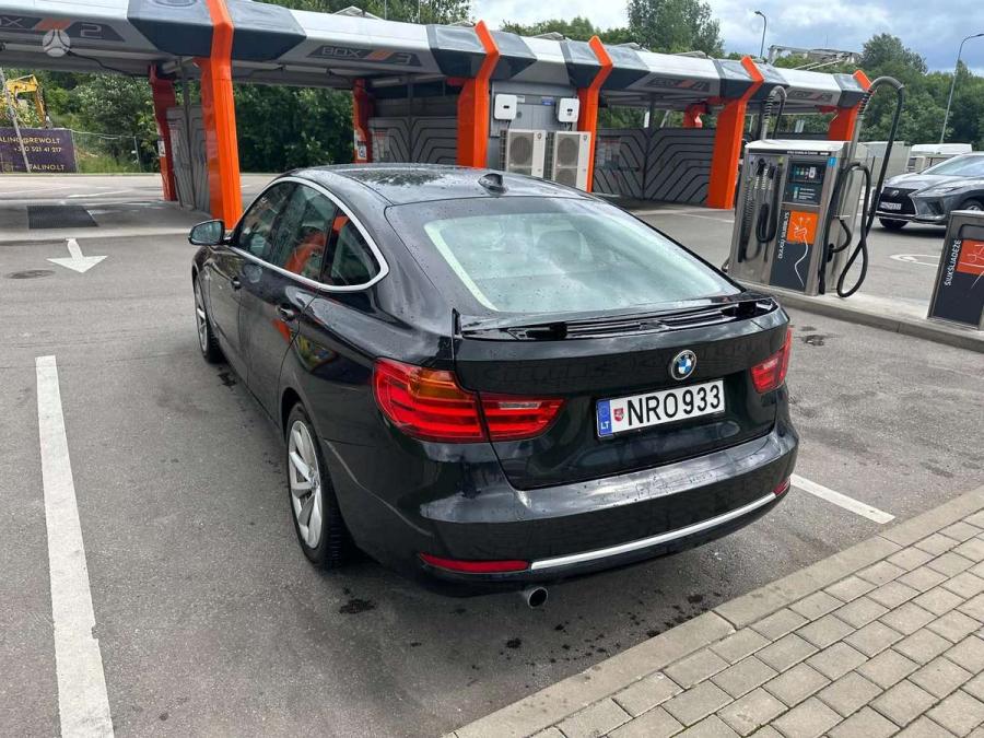Melns BMW 320 Gran Turismo 2014 Viļņa, ar dzinēja tilpumu 2.00 L un nobraukumu 249 tūkst. km par 8650 €, foto 6 vietnē AUTOMOTO.COM.LV