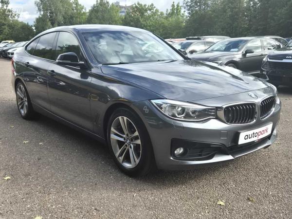 Black BMW 320 Gran Turismo 2015 in Vilnius, with an engine capacity of 2.00 L and mileage of 217 thousand km for 10999 €, photo 3 on AUTOMOTO.COM.LV
