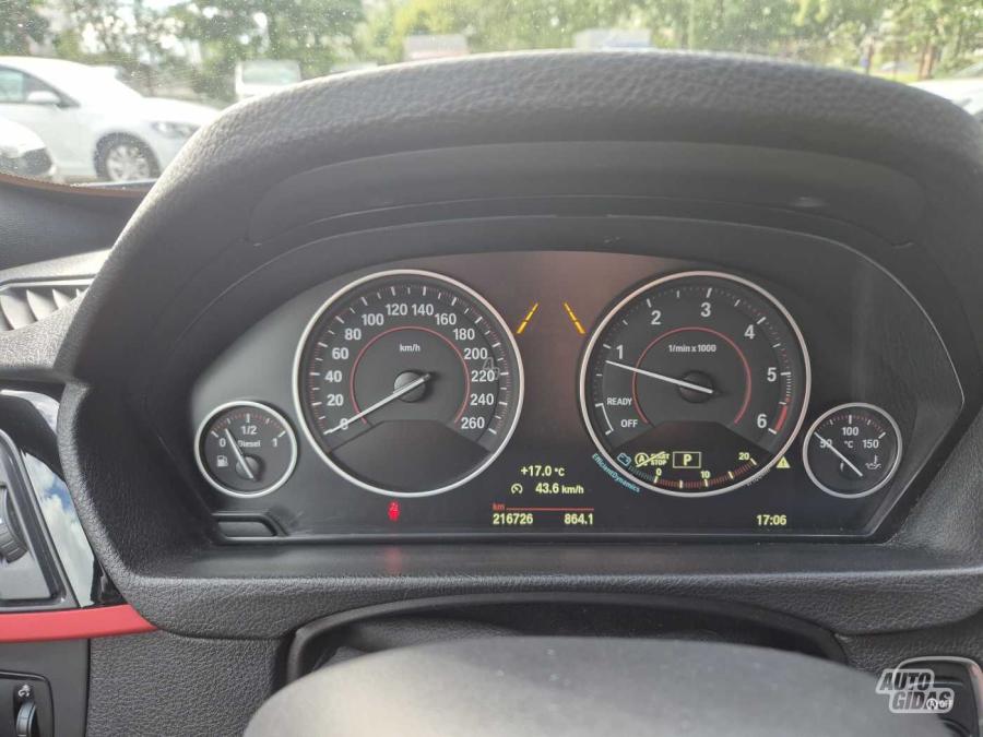 Melns BMW 320 Gran Turismo 2015 Viļņa, ar dzinēja tilpumu 2.00 L un nobraukumu 222 tūkst. km par 10500 €, foto 22 vietnē AUTOMOTO.COM.LV