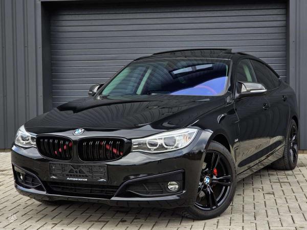 Melns BMW 320 Gran Turismo 2015 Kauņa, ar dzinēja tilpumu 2.00 L un nobraukumu 249 tūkst. km par 12500 €, foto 1 vietnē AUTOMOTO.COM.LV