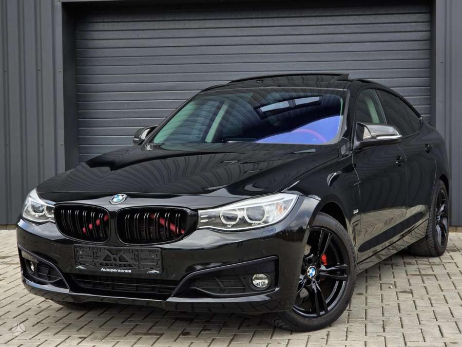 Melns BMW 320 Gran Turismo 2015 Kauņa, ar dzinēja tilpumu 2.00 L un nobraukumu 249 tūkst. km par 12500 €, foto 1 vietnē AUTOMOTO.COM.LV