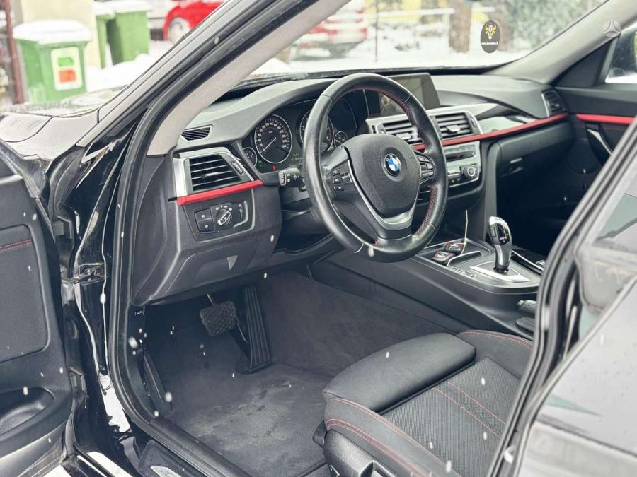 Black BMW 320 Gran Turismo 2016 in Kaunas, with an engine capacity of 2.00 L and mileage of 254 thousand km for 11900 €, photo 11 on AUTOMOTO.COM.LV