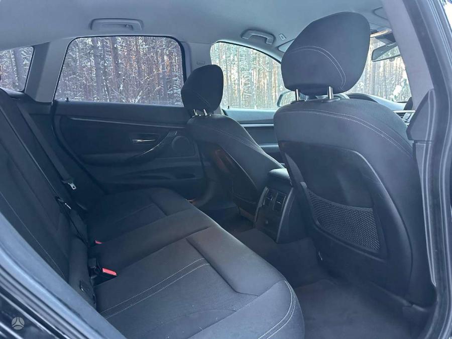 Black BMW 320 Gran Turismo 2016 in Vilnius, with an engine capacity of 2.00 L and mileage of 320 thousand km for 11900 €, photo 24 on AUTOMOTO.COM.LV
