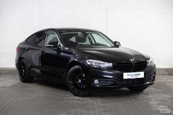 Black BMW 320 Gran Turismo 2017 in Vilnius, with an engine capacity of 2.00 L and mileage of 155 thousand km for 17441 €, photo 3 on AUTOMOTO.COM.LV