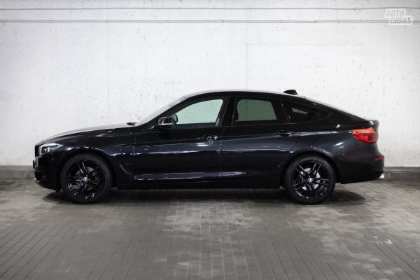 Black BMW 320 Gran Turismo 2017 in Vilnius, with an engine capacity of 2.00 L and mileage of 155 thousand km for 17441 €, photo 4 on AUTOMOTO.COM.LV