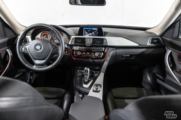 Black BMW 320 Gran Turismo 2017 in Vilnius, with an engine capacity of 2.00 L and mileage of 155 thousand km for 17441 €, photo 10 on AUTOMOTO.COM.LV