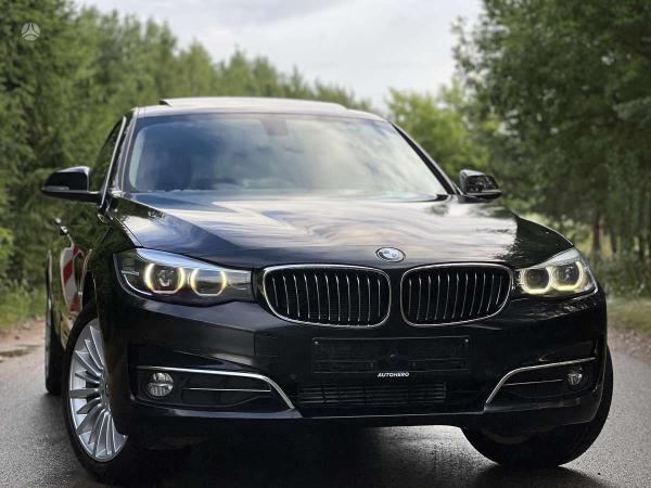 Black BMW 320 Gran Turismo 2017 in Utena, with an engine capacity of 2.00 L and mileage of 154 thousand km for 13750 €, photo 8 on AUTOMOTO.COM.LV