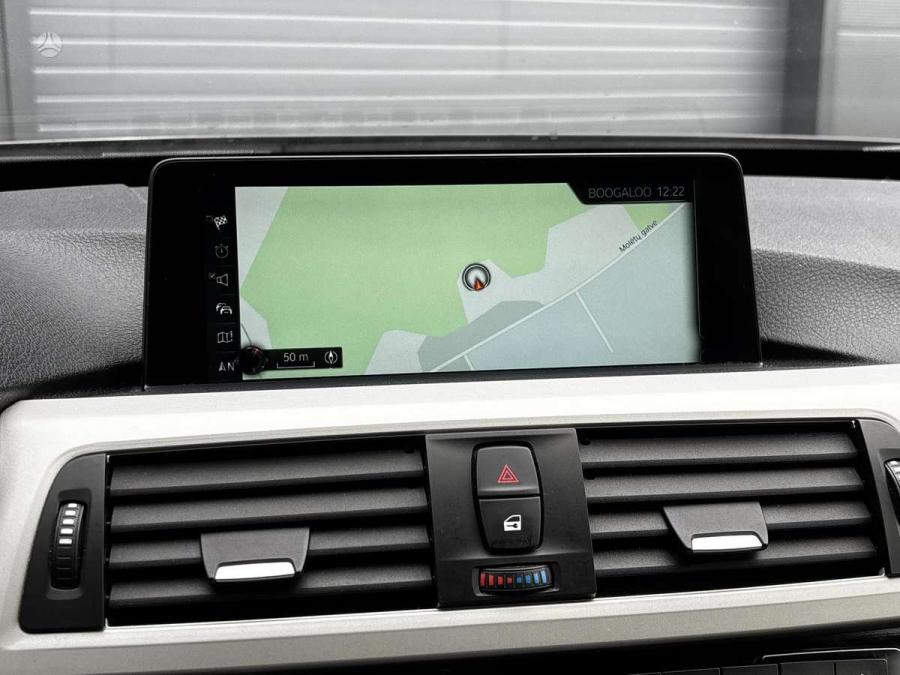 Black BMW 320 Gran Turismo 2017 in Utena, with an engine capacity of 2.00 L and mileage of 399 thousand km for 8800 €, photo 15 on AUTOMOTO.COM.LV