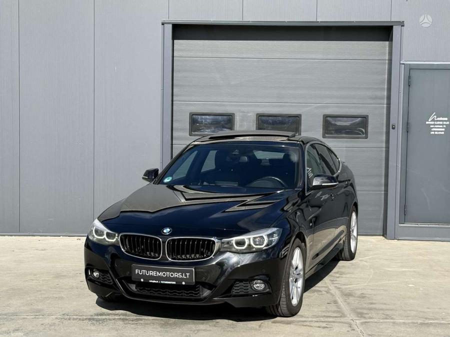 Melns BMW 320 Gran Turismo 2018 Kauņa, ar dzinēja tilpumu 2.00 L un nobraukumu 160 tūkst. km par 17500 €, foto 1 vietnē AUTOMOTO.COM.LV