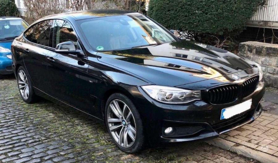 Black BMW 320 Gran Turismo 2013 in Marijampole, with an engine capacity of 2.00 L and mileage of 291 thousand km for 10000 €, photo 3 on AUTOMOTO.COM.LV