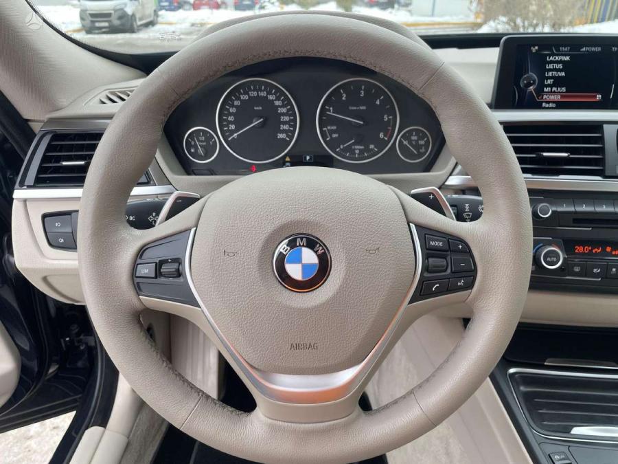 Blue BMW 320 Gran Turismo 2014 in Kaunas, with an engine capacity of 2.00 L and mileage of 217 thousand km for 10590 €, photo 18 on AUTOMOTO.COM.LV