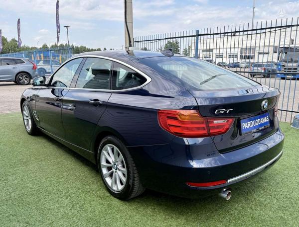 Blue BMW 320 Gran Turismo 2013 in Panevezys, with an engine capacity of 2.00 L and mileage of 263 thousand km for 8900 €, photo 7 on AUTOMOTO.COM.LV