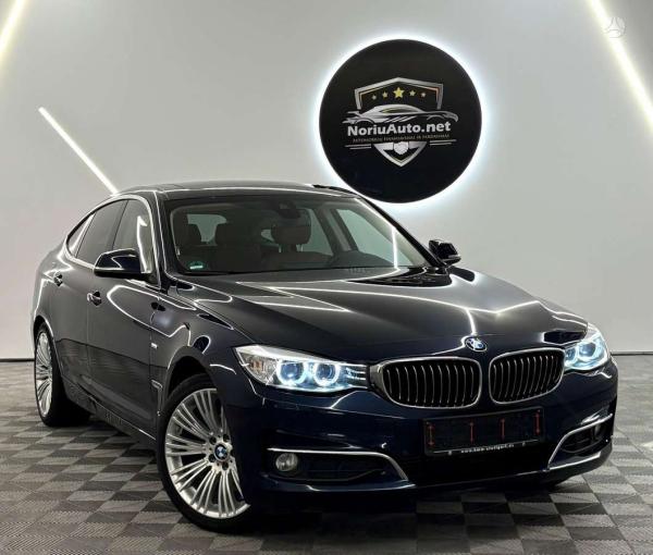 Blue BMW 320 Gran Turismo 2014 in Marijampole, with an engine capacity of 2.00 L and mileage of 244 thousand km for 11999 €, photo 1 on AUTOMOTO.COM.LV