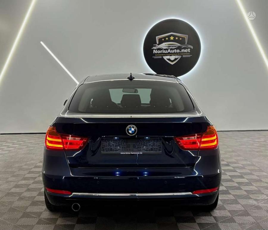 Blue BMW 320 Gran Turismo 2014 in Marijampole, with an engine capacity of 2.00 L and mileage of 244 thousand km for 11999 €, photo 21 on AUTOMOTO.COM.LV